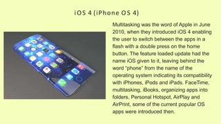 iOS - History of iOS | PPTX | Operating Systems | Computer Software and ...