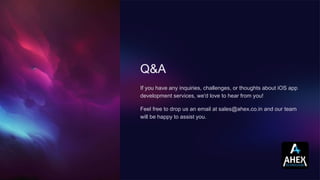 Professional IOS App Development Service | PPTX | Computer Software and Applications | Computing