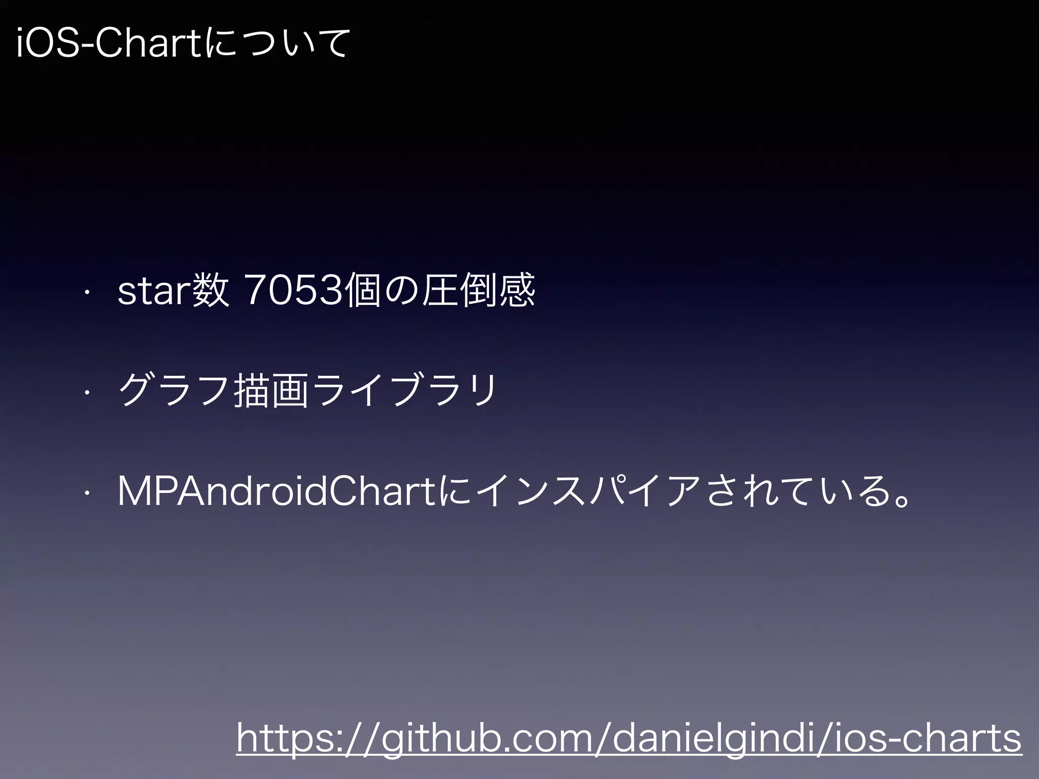 Introduction of ios-chart in oss-labs#3 | PPT