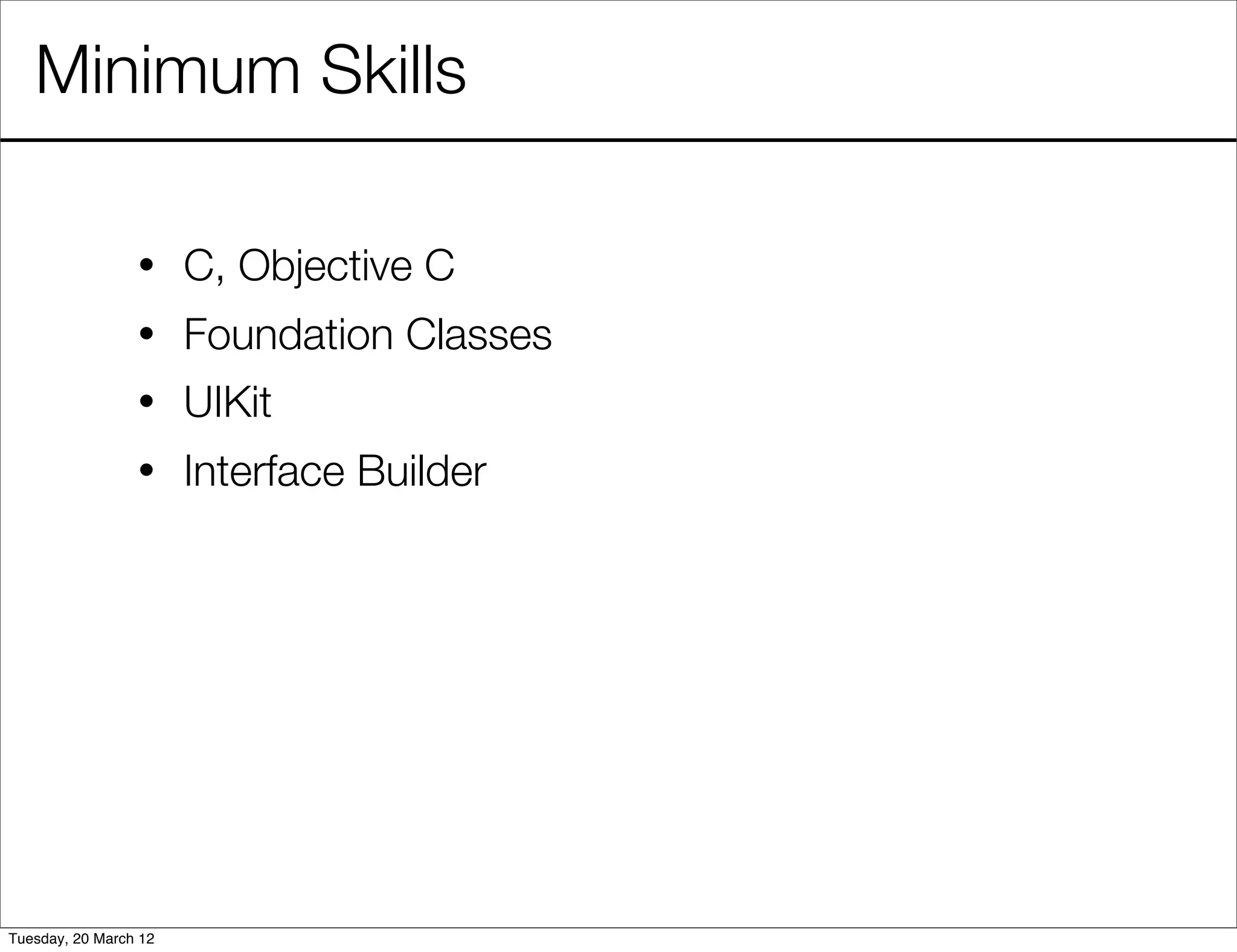 iOS Development Seminar Keynote | PPT