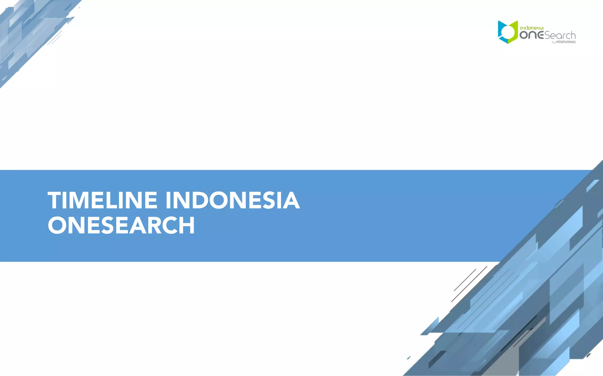 Indonesia OneSearch: Gerbang Literasi dan Pengetahuan | PDF