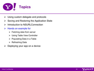 iOS training (advanced) | PPT
