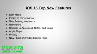 iOS 13 Every New Feature iPhone You Need To Know About | PPT