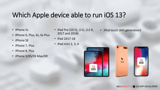 Apple iOS 13 release date and new features in iPhone iPad | PPT