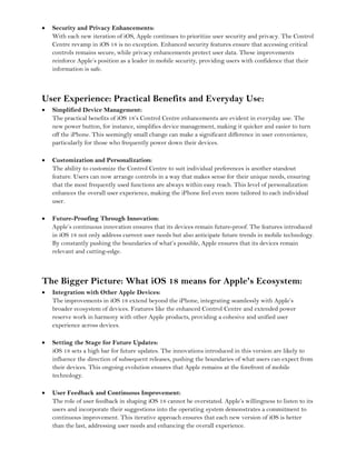"IOS 18 CONTROL CENTRE REVAMP STREAMLINED IPHONE SHUTDOWN MADE EASIER ...