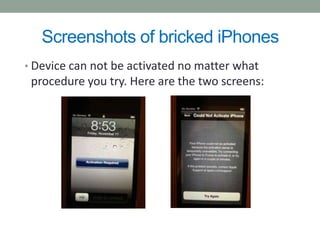 iOS5 upgrade mess | PPT