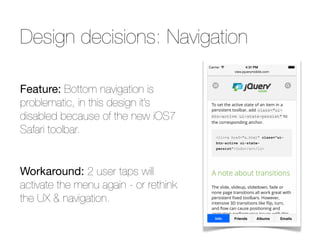Ios7 - The good the bad & the changes | PDF