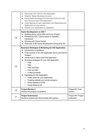 iOS 7 Application Development Course | PDF