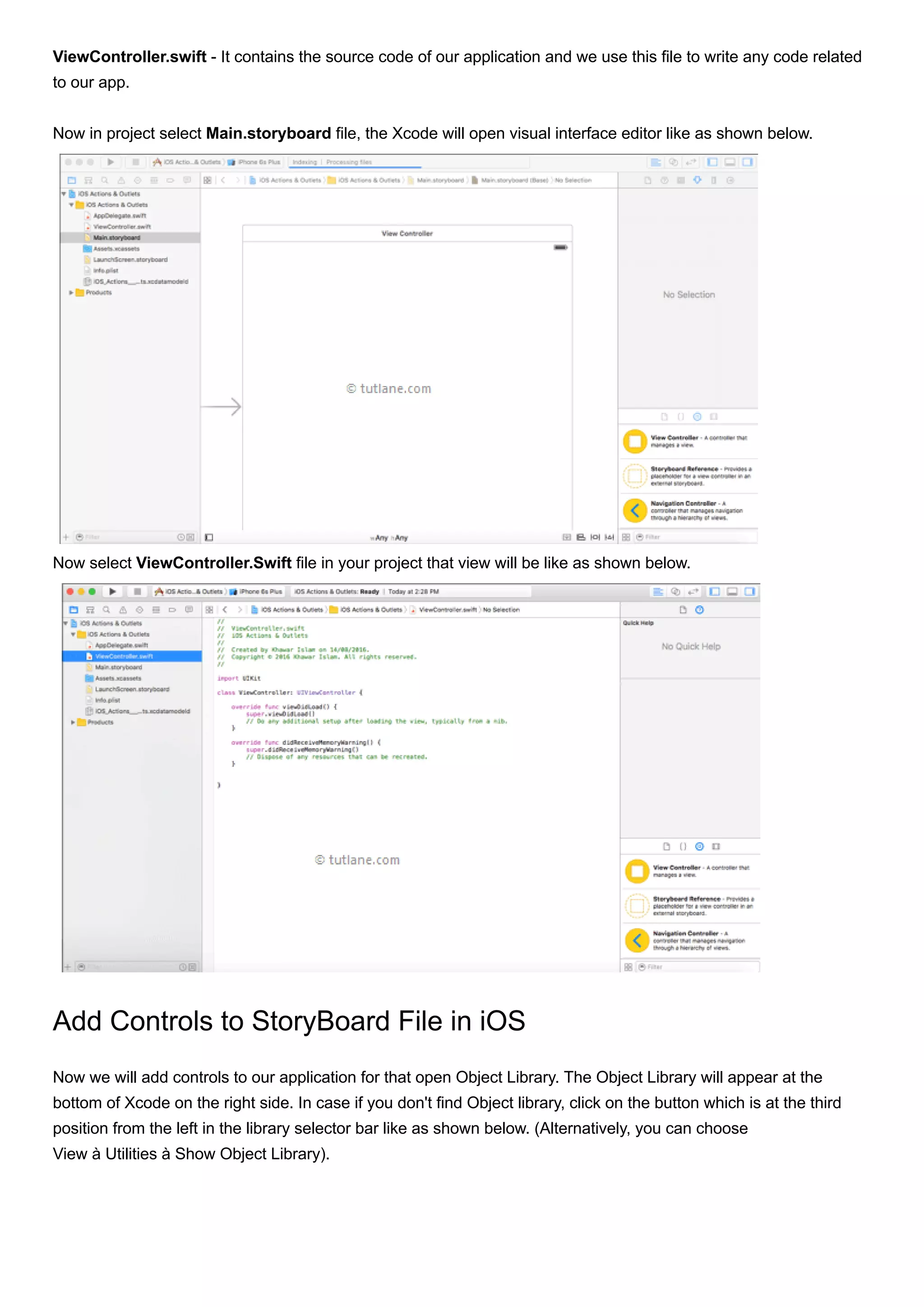 Ios actions and outlets | PDF | Programming Languages | Computing