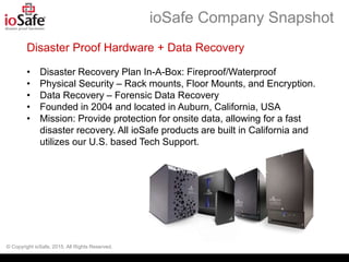 iosafe disaster proof storage | PPT