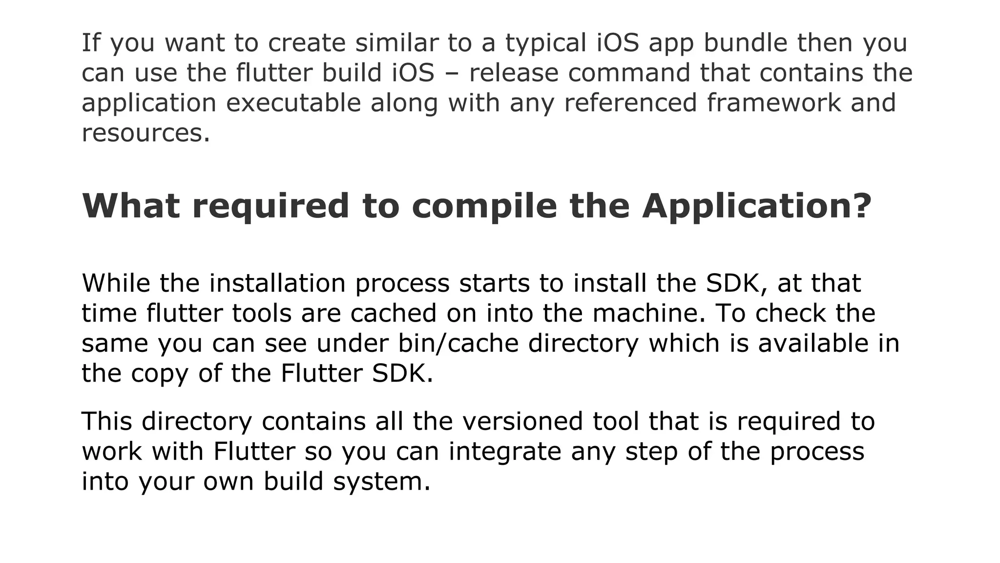 Ios application bundle by flutter | PPT