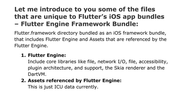 Ios Application Bundle By Flutter Ppt