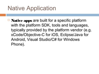 iOS application development | PPT