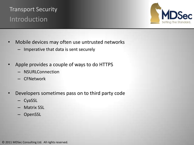 Ios Application In Security Ppt