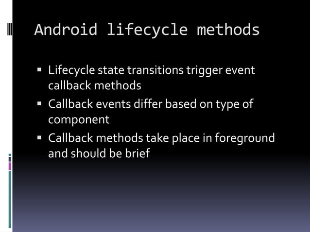 iOS Application Lifecycle | PPTX | Operating Systems | Computer ...
