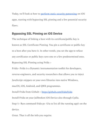 iOS Application Security And Static Analysis.pdf