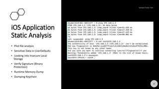 iOS Application Static Analysis - Deepika Kumari.pptx