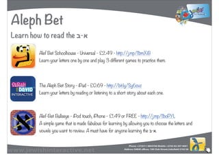 iOS Apps to enhance Jewish Learning | PDF | Computer Software and ...