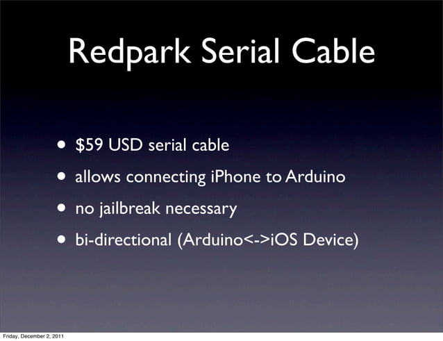 iOS & Arduino | PPT