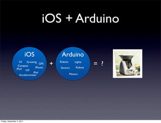 iOS & Arduino | PPT