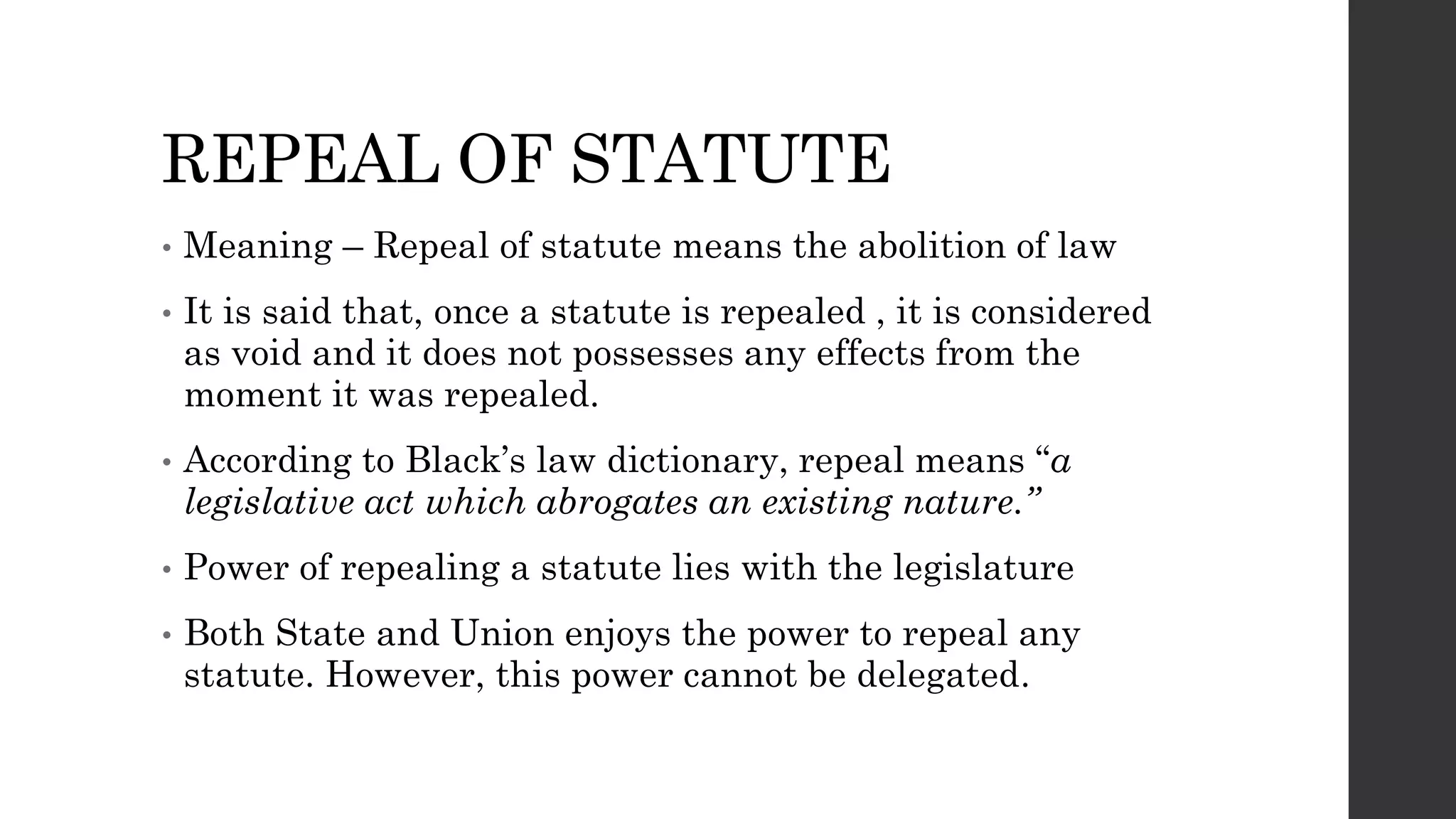 Interpretation of Statutes | PDF