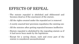 Interpretation of Statutes | PDF