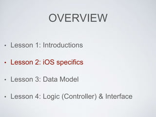 iOS Beginners Lesson 2 | PPTX | Programming Languages | Computing