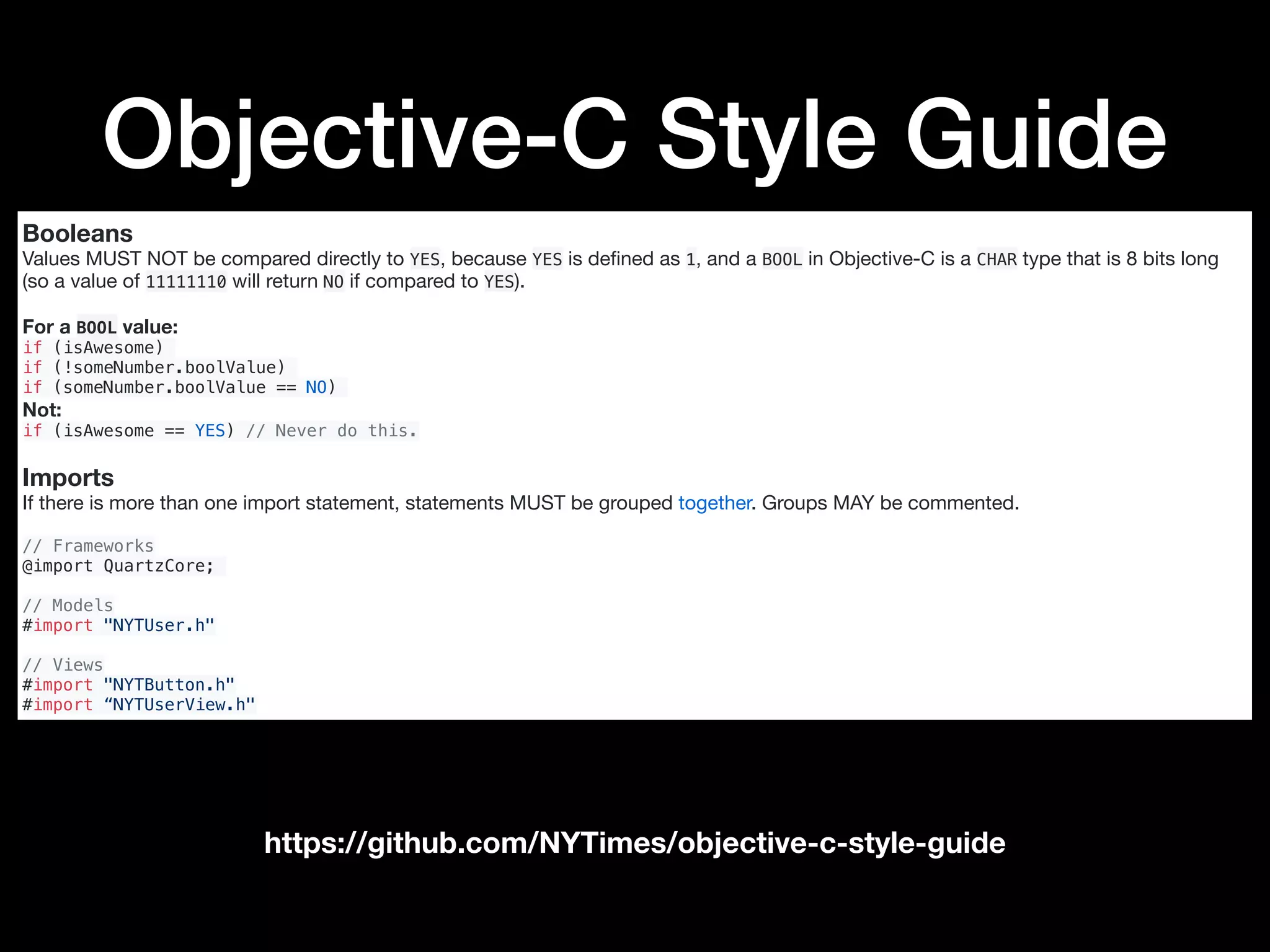 iOS best practices | PPT