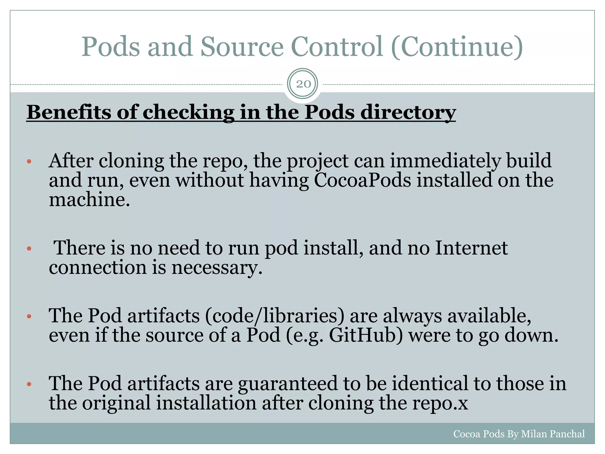 What is CocoaPods and how to setup? | PPT