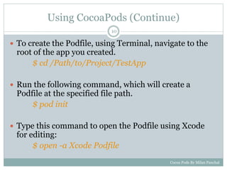 What is CocoaPods and how to setup? | PPT