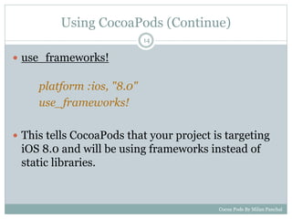 What is CocoaPods and how to setup? | PPT