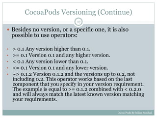 What is CocoaPods and how to setup? | PPT