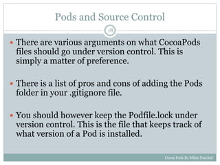 What is CocoaPods and how to setup? | PPT