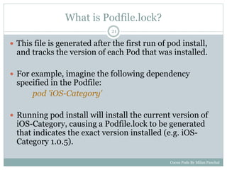 What is CocoaPods and how to setup? | PPT