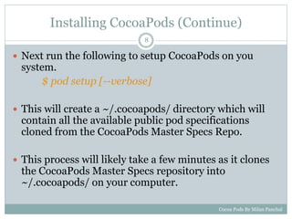What is CocoaPods and how to setup? | PPT