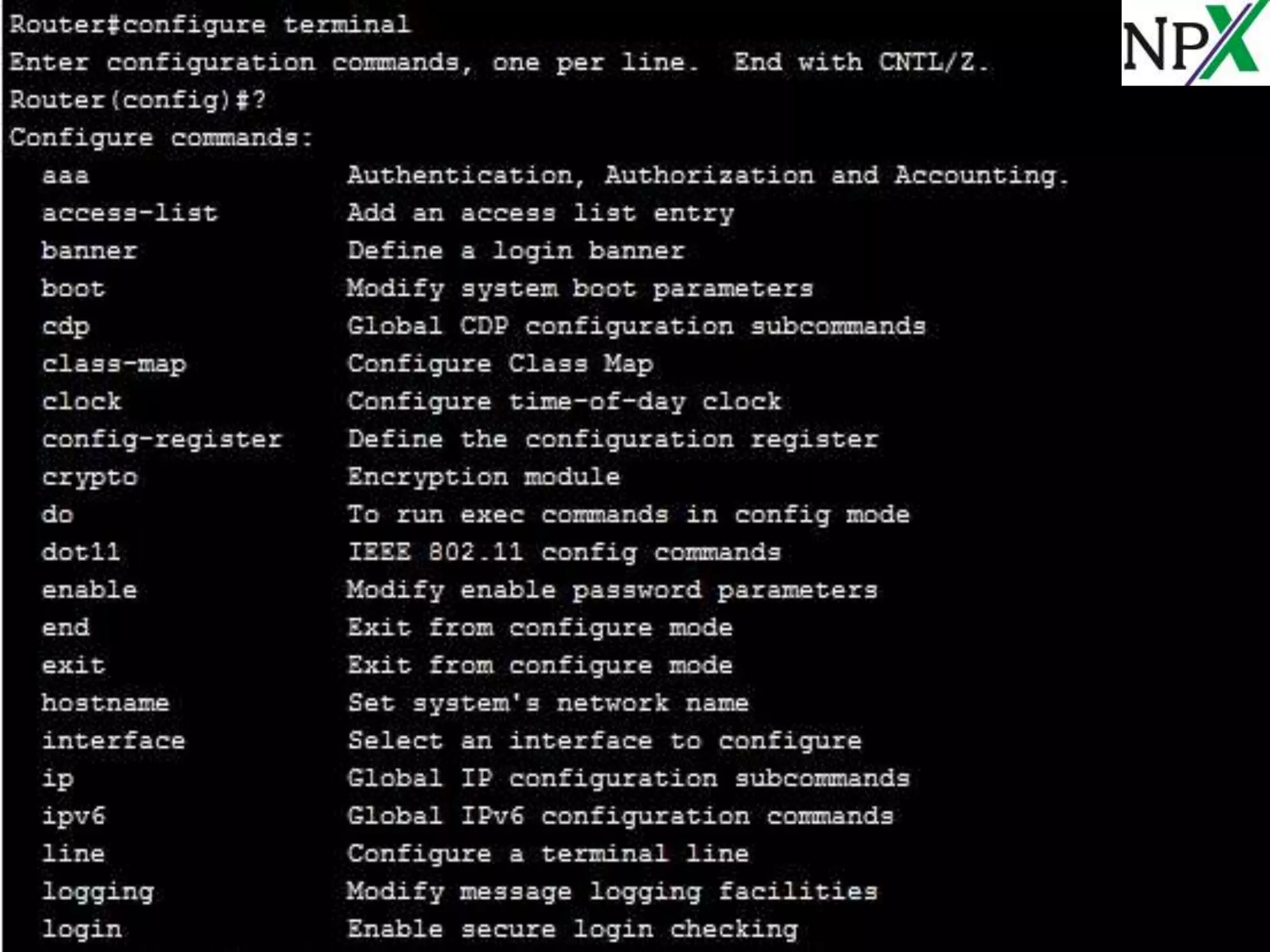 Ios Command Modes Pptx Operating Systems Computer Software And