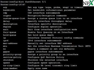 IOS command modes | PPTX | Operating Systems | Computer Software and Applications