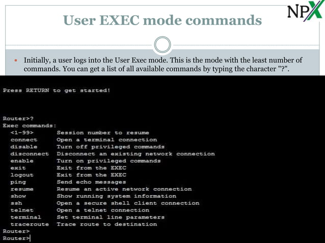 Ios Command Modes Ppt
