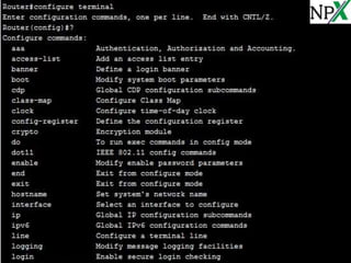 IOS command modes | PPTX | Operating Systems | Computer Software and ...