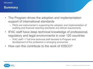 IFAC Member Body Compliance Program | PPT