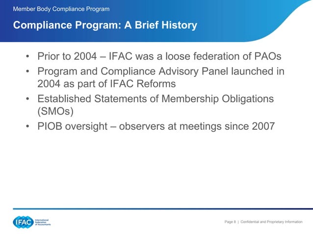 IFAC Member Body Compliance Program | PPT