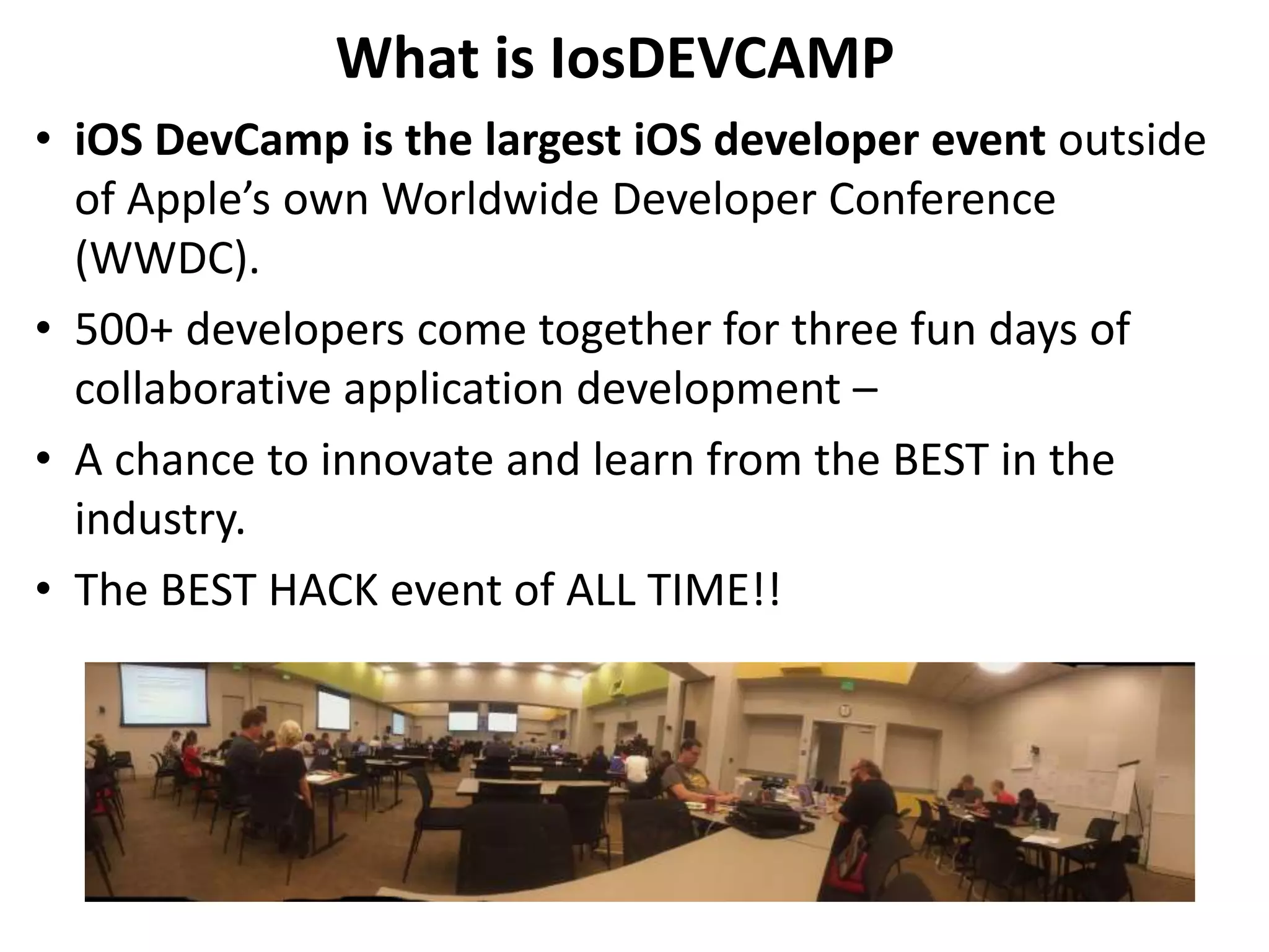 iOSDevCamp 2015 | PPTX