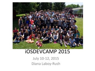 iOSDevCamp 2015 | PPT
