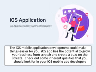 Ios developer company toronto | PPTX