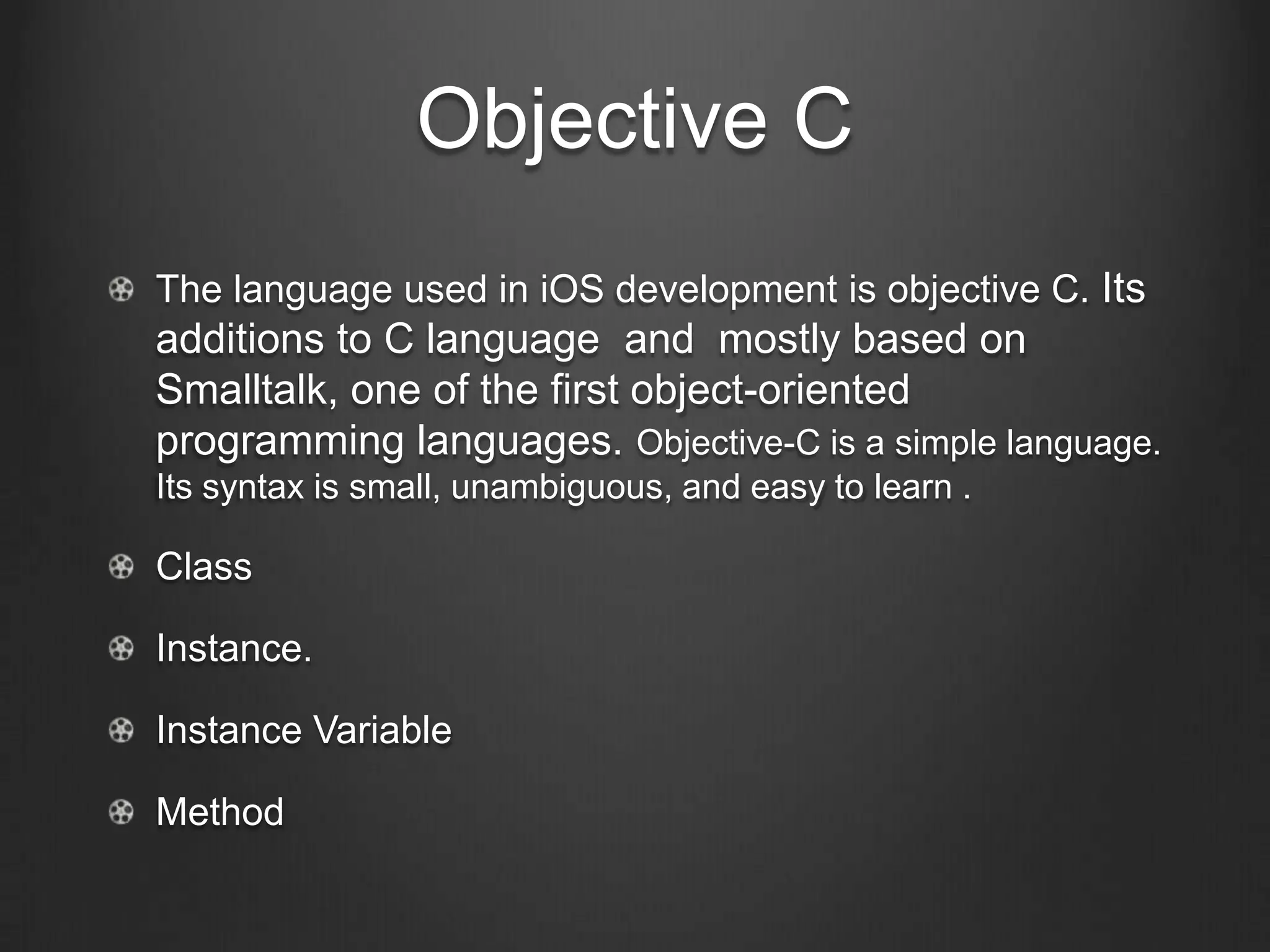 iOS development introduction | PPT