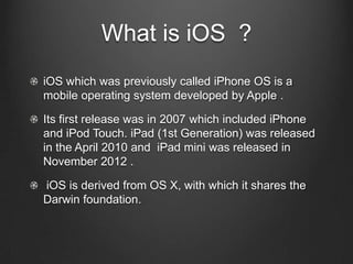 iOS development introduction | PPT