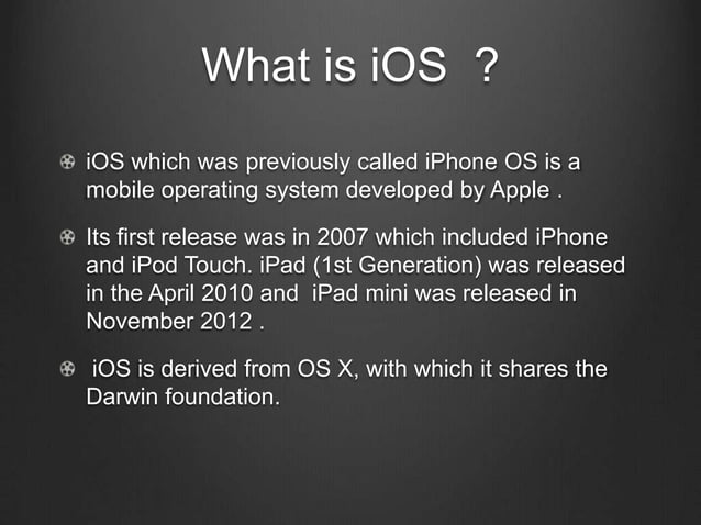 iOS development introduction | PPT