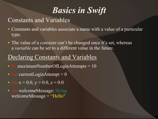Ios development training presentation | PPTX