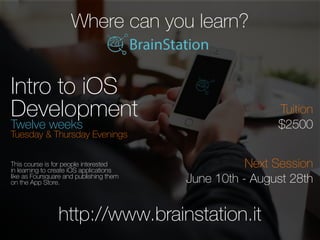 iOS Development Workshop | PDF