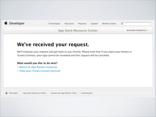 iOSアプリの特急申請 - Apple Expedited Review Request | PPT